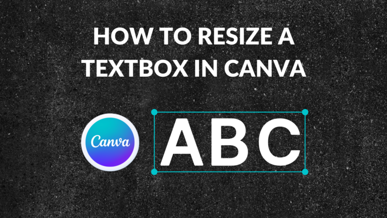 How To Resize A Textbox In Canva Template Fonts